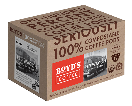 Boyd's Coffee debuts 100% compostable coffee pods at Expo West - Food ...