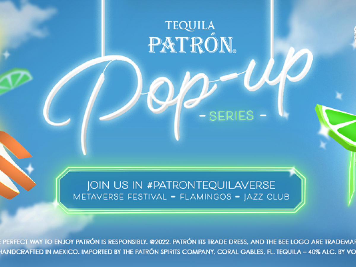 Patron Tequila Logo Bee